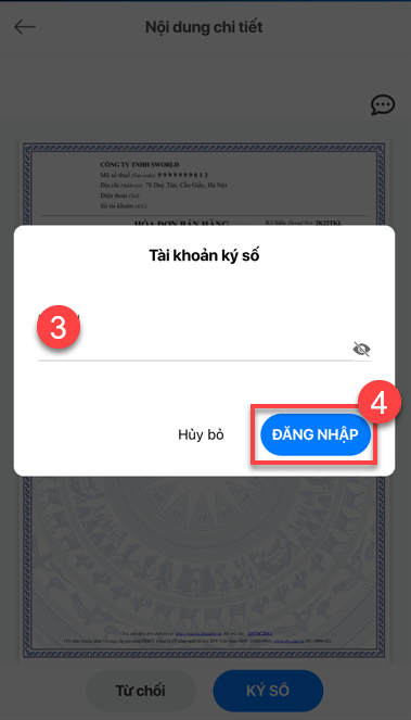 Trường hợp 2: Xuất nhiều hóa đơn